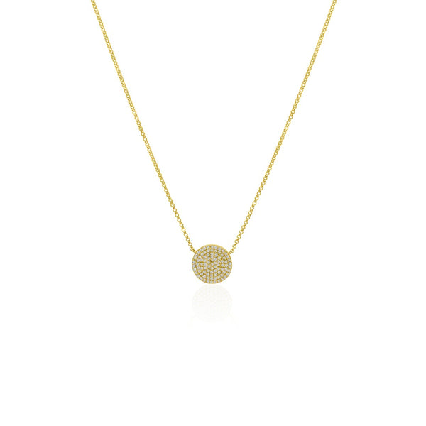 Tara Mikolay Diamond Disc Necklace - Desires by Mikolay