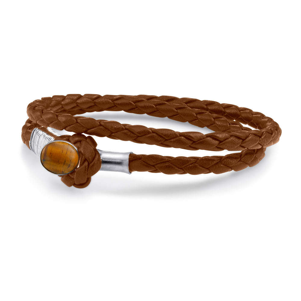 SMJD Tiger's Eye & Red Coral Bead Bracelet - Desires by Mikolay